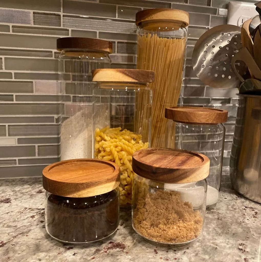 Pantry Glass Storage Containers - Your Simply Organized Home