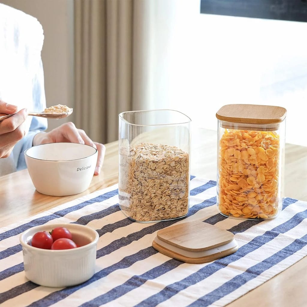 Pantry Glass Storage Containers - Your Simply Organized Home