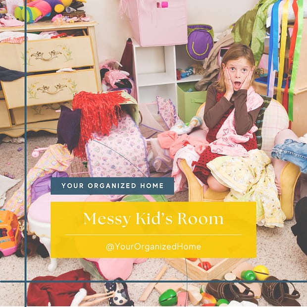 Clean Kids Room Simplified - Your Simply Organized Home